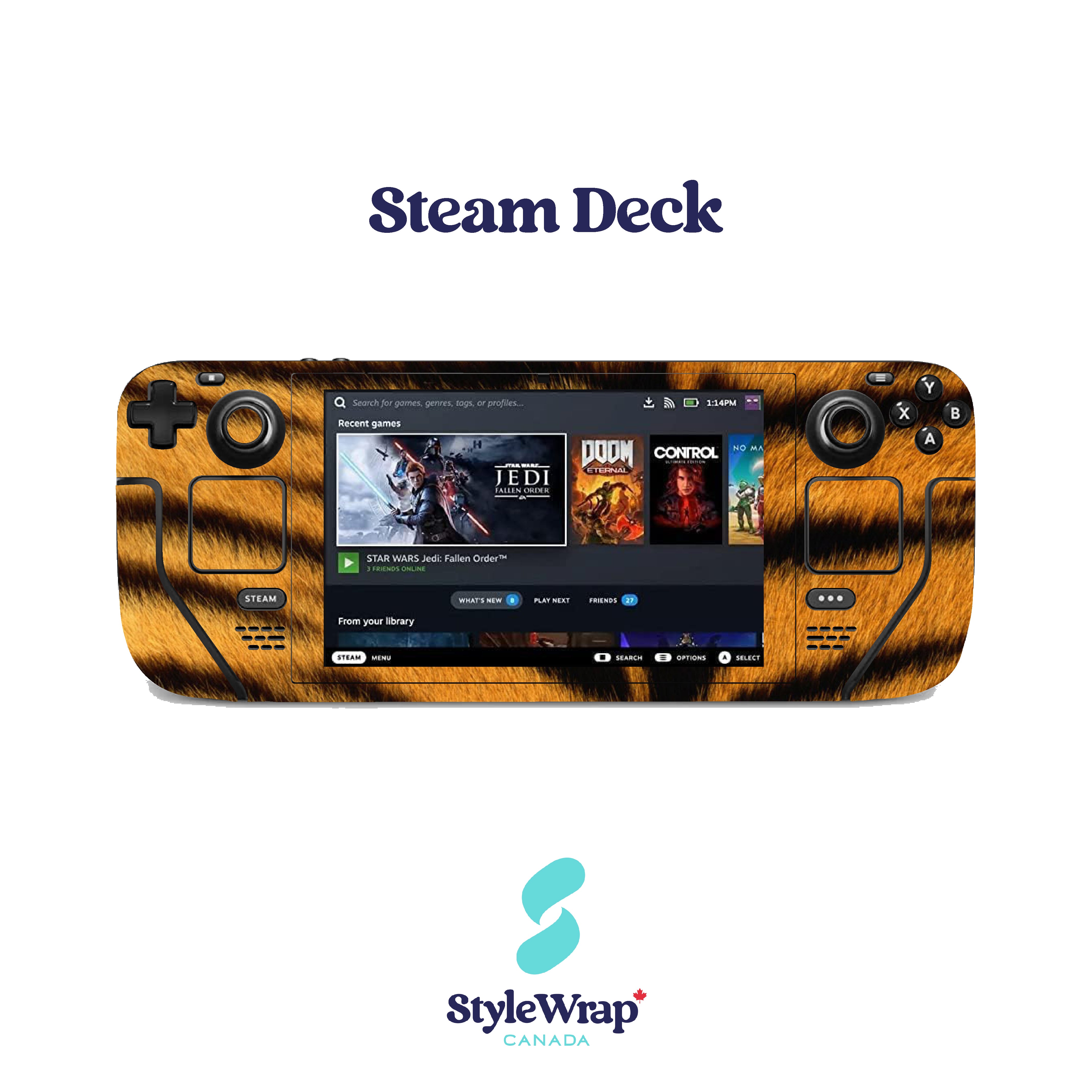 Steam Deck Skin - Tiger