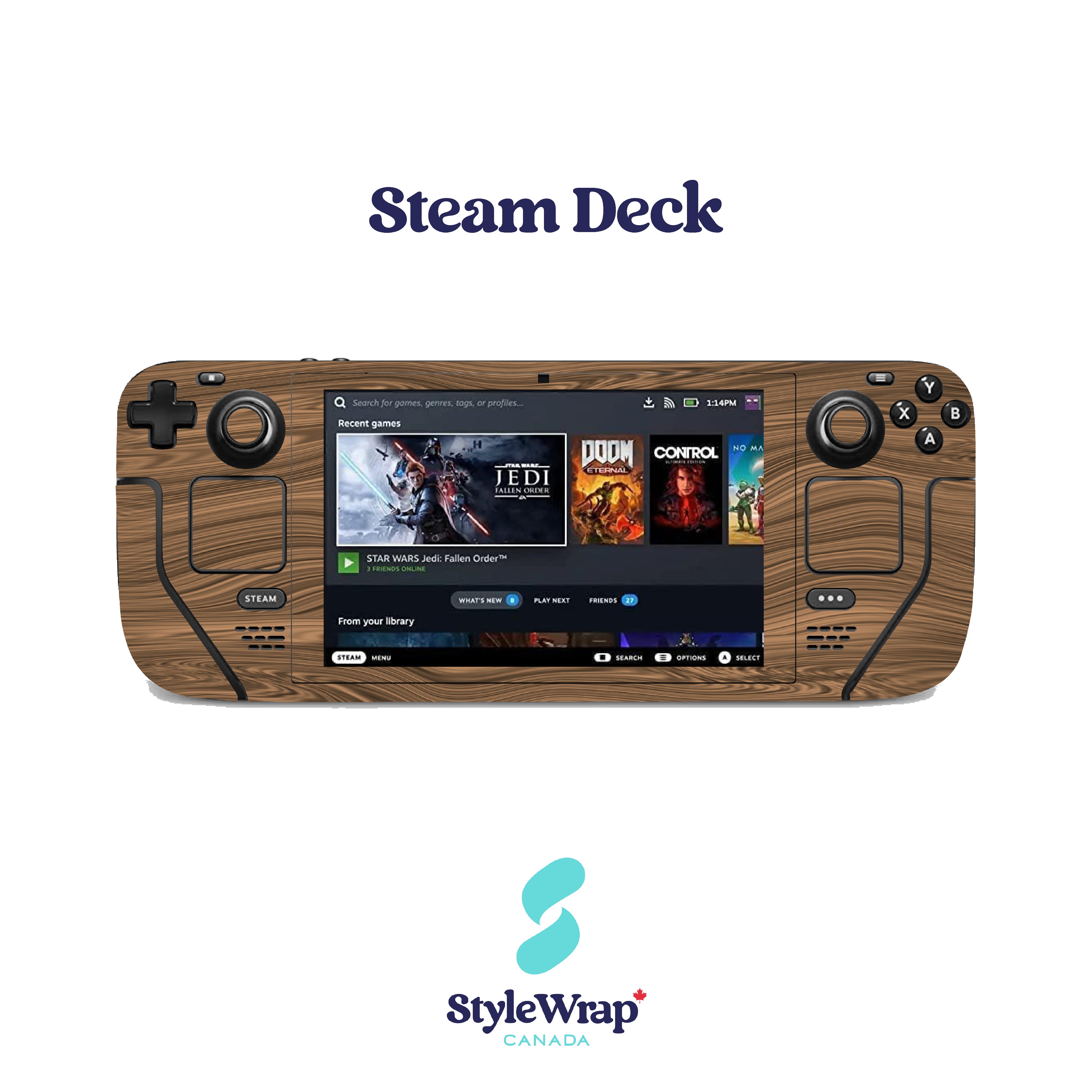 Steam Deck Skin - Wood