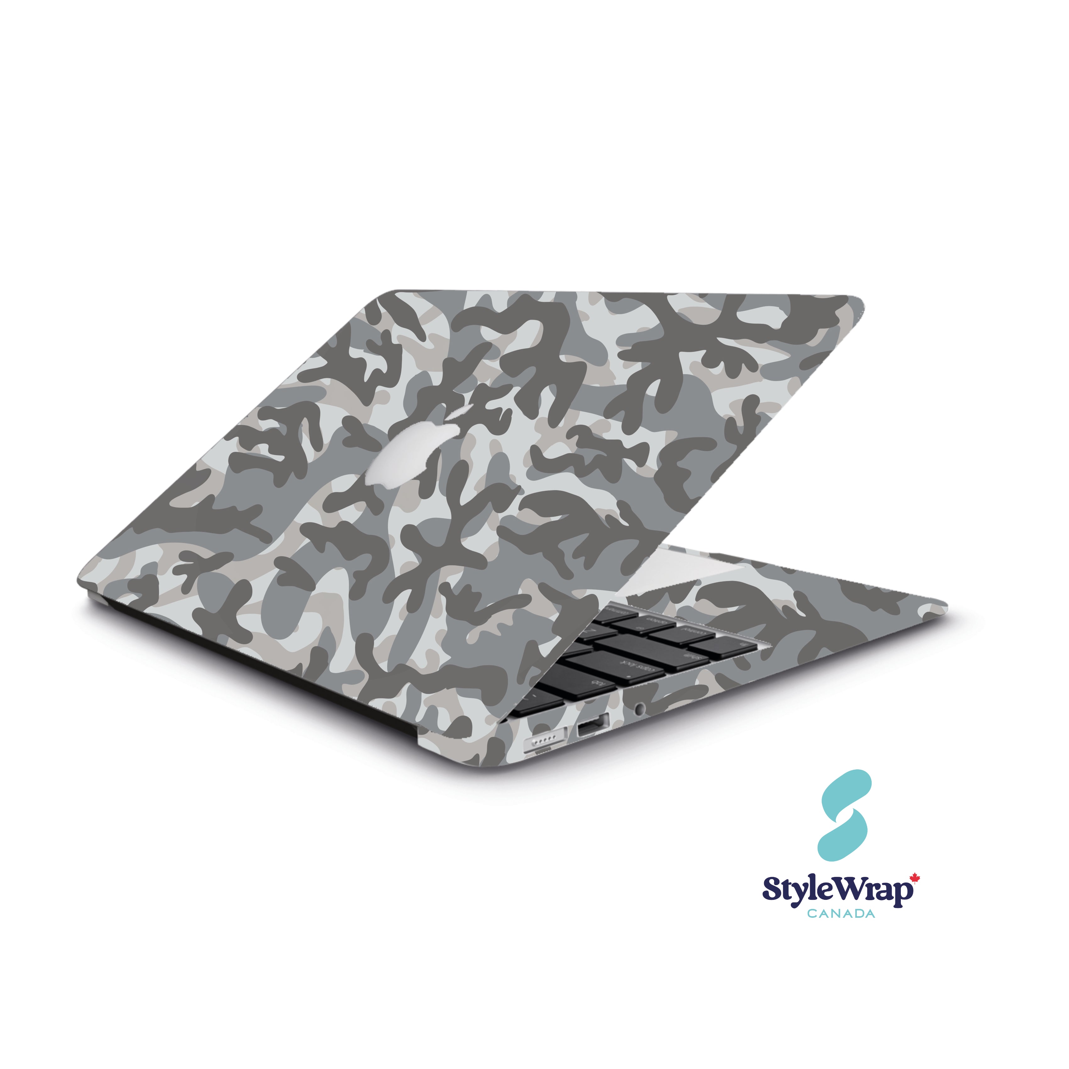 MacBook Air Skin Wrap - Grey Camo
