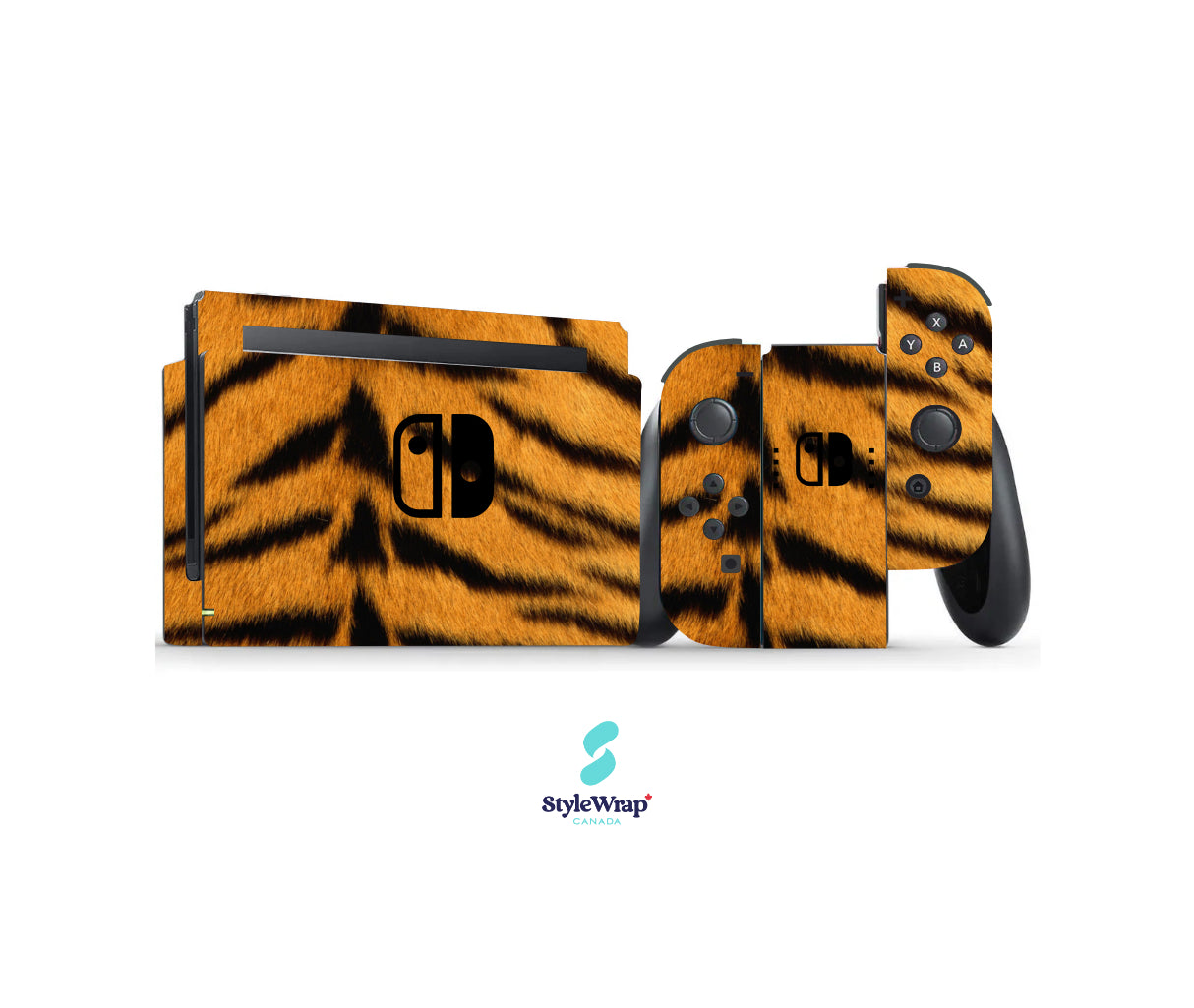 Nintendo Switch Skin Wrap - Tiger