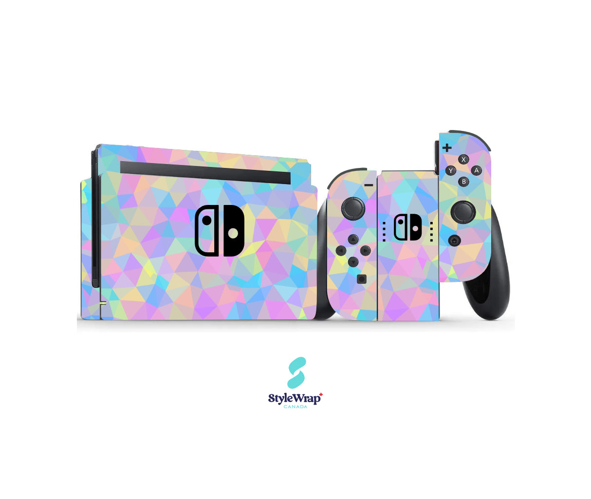 Nintendo Switch Skin Wrap - Whimsical Geometric