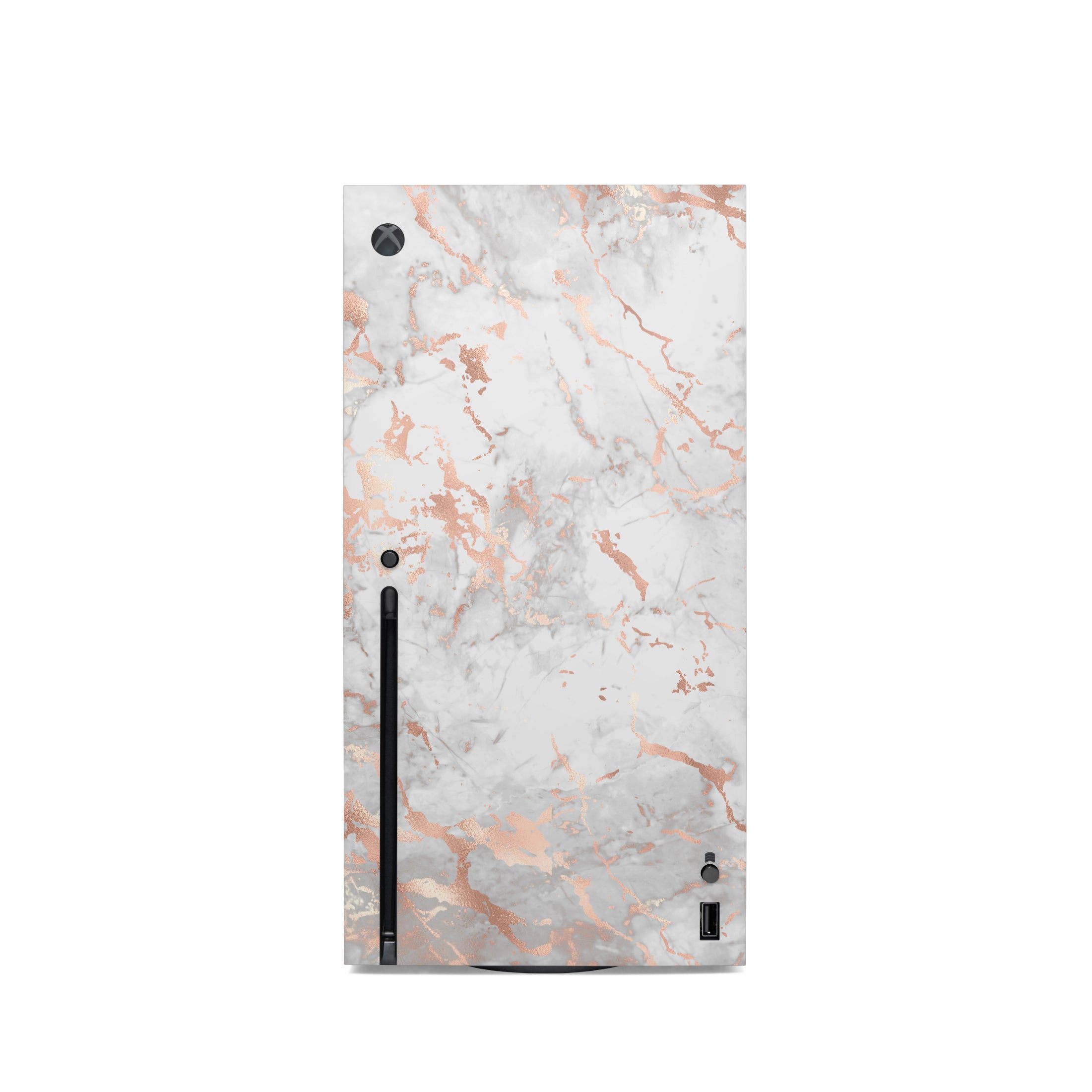 Xbox Series X Skin Wrap - Rose Gold Marble