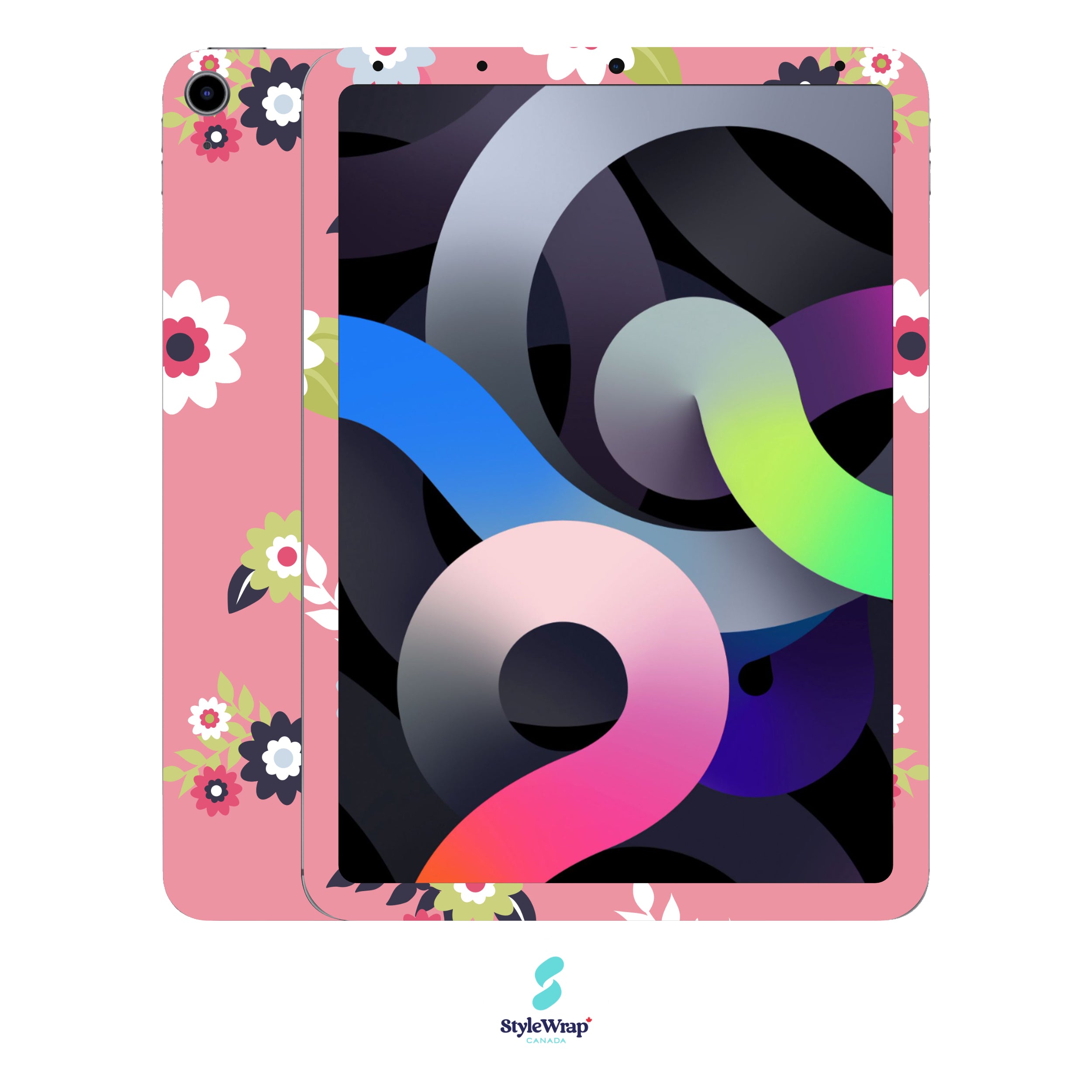 iPad Skin Wrap - Pink Floral